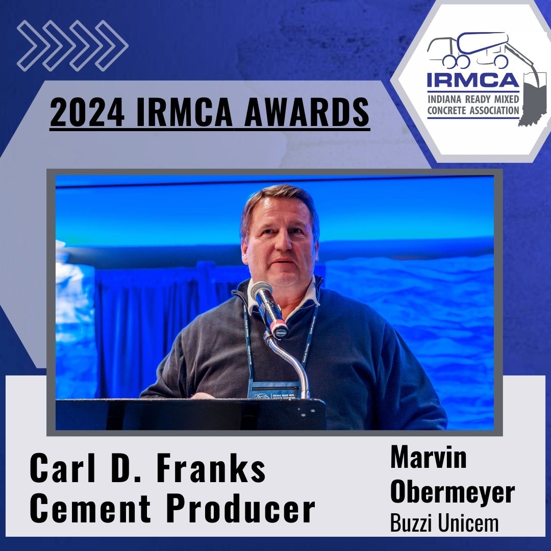 Marvin Obermeyer Awarded Carl D. Franks Award | Indiana Ready Mixed