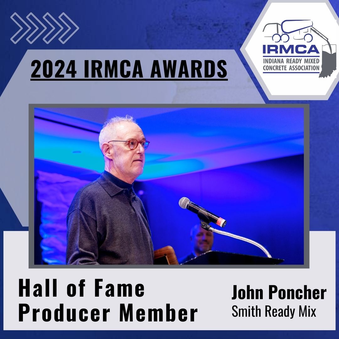 John Poncher Awarded Hall of Fame Award | Indiana Ready Mixed Concrete